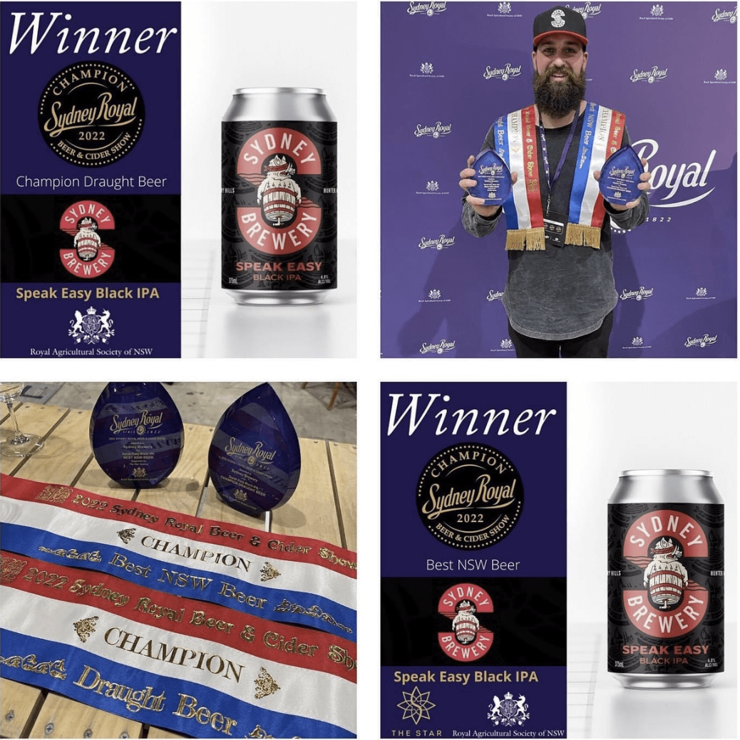 BEST NSW BEER! WE WIN BIG AT SYDNEY ROYAL - Sydney Brewery