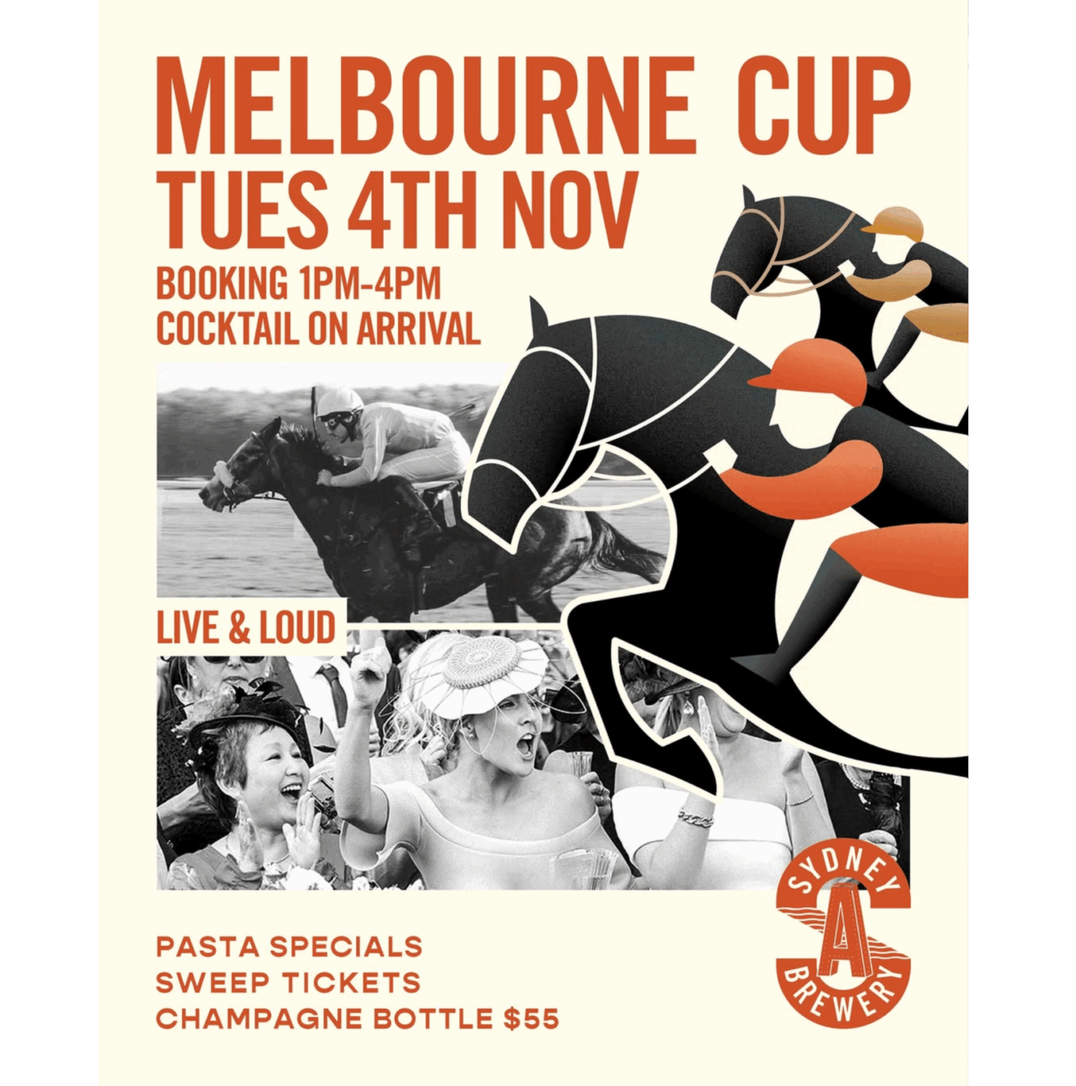 Cup Day at Sydney Brewery Alexandria - Sydney Brewery